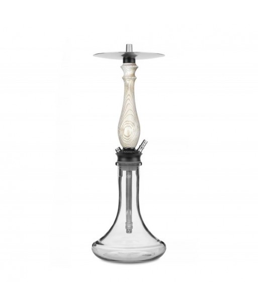 HARDWOOD HOOKAH WAVE ITALIAN WHITE